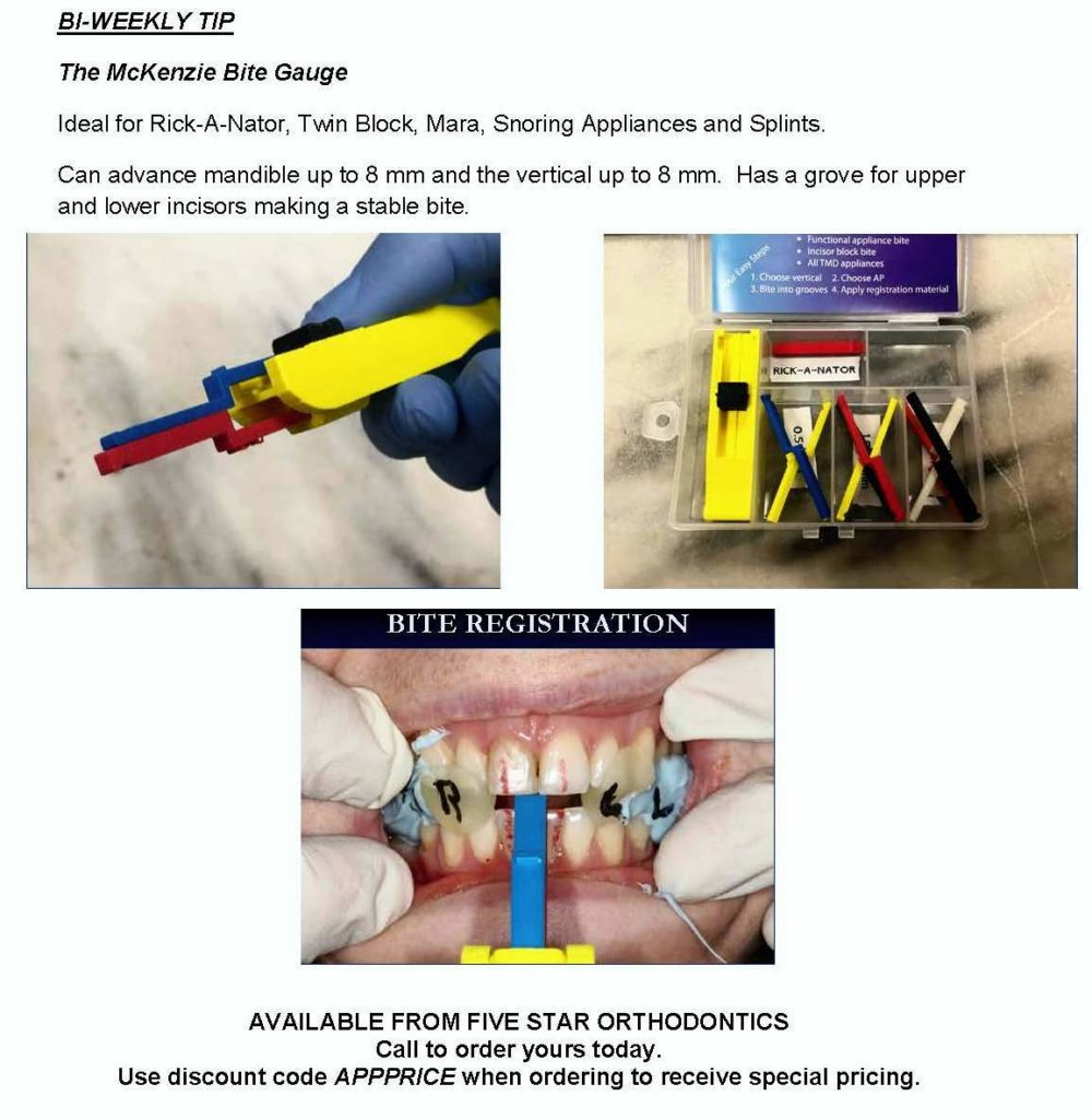 Practice Tip #50 - The McKenzie Bite Gauge - Rondeau Seminars